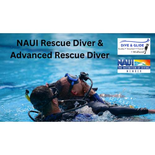 NAUI Rescue Diver Course with Dive & Glide Scuba | Midland MI Dive Shop
